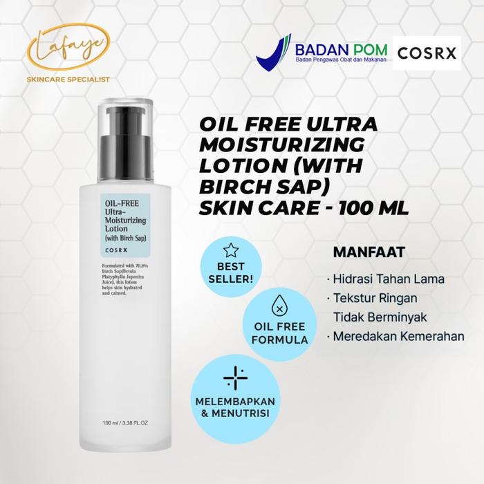 Promo COSRX Body Lotion Oil Free Ultra Moisturizing Lotion with Birch ...