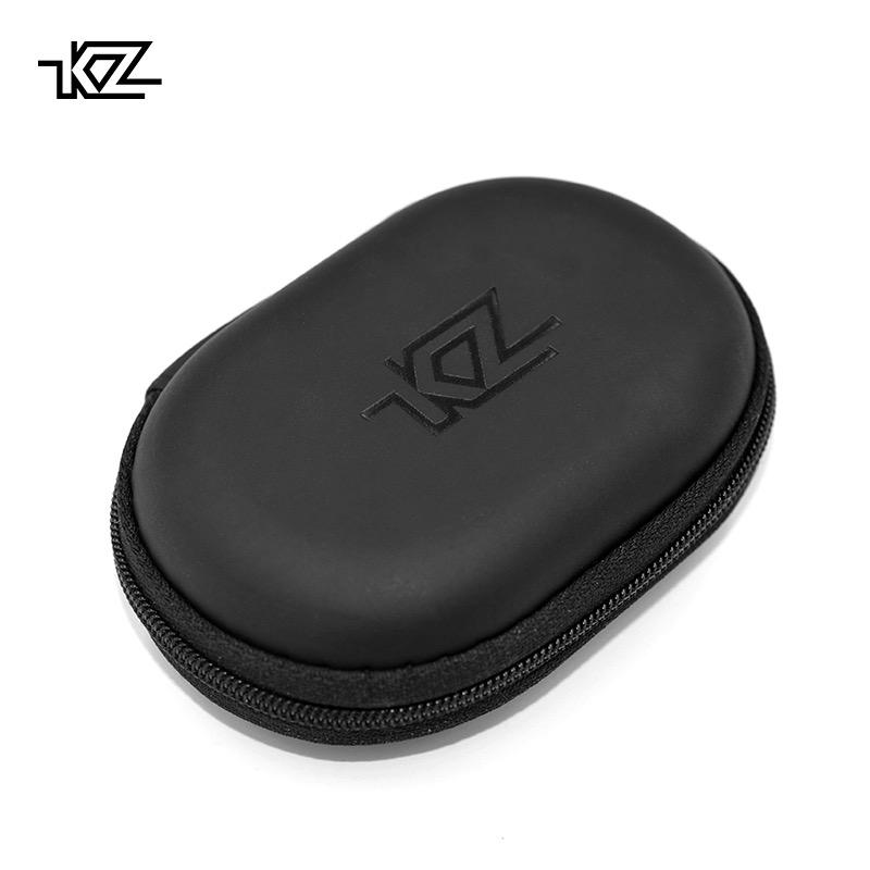 KZ Oval Logo Headset Storage Bag PU Zipper Portable Earphone - TikTok ...