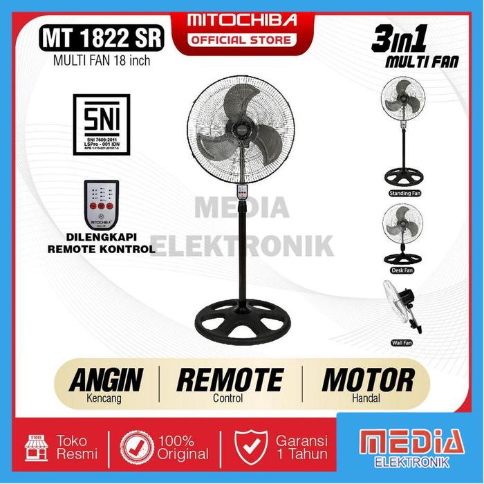 Jual KIPAS ANGIN MITO FAN 3 IN 1 MT1822 ROTATE REMOTE - Kota Denpasar ...