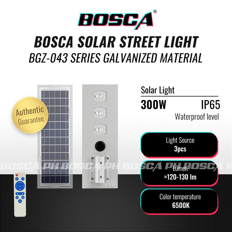 BOSCA Galvanized Solar Street Light IP65 300W BGZ-043 Light control ...