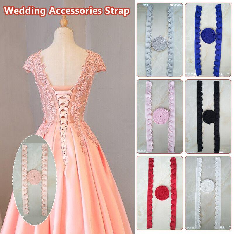 1set Women's Wedding Dress Loops Adjustable Dress Zipper Replacement ...