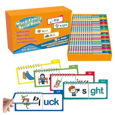 Word Family Flip Books FREE* Printable Rhyming Words Flip Book AT In