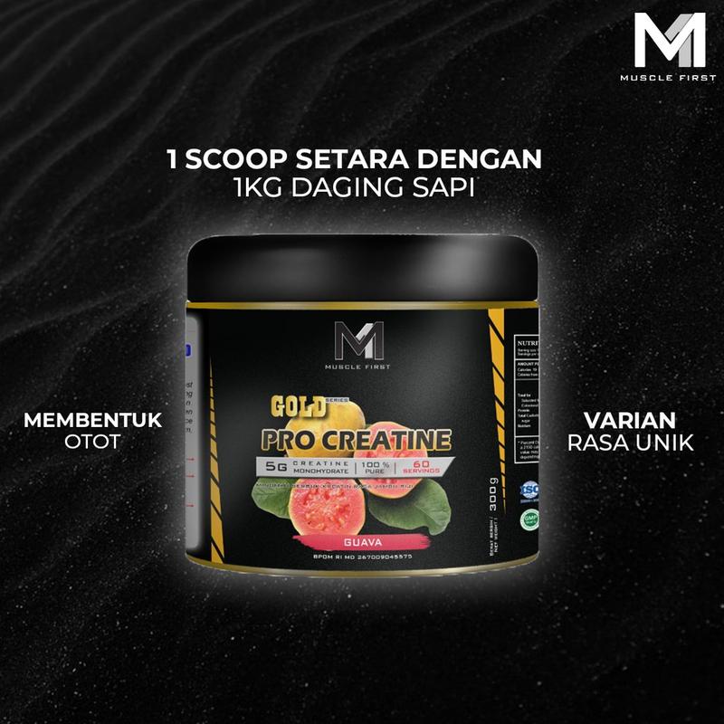 M1 Muscle First Pro Gold Creatine 360 gram / MuscleFirst Creatine ...