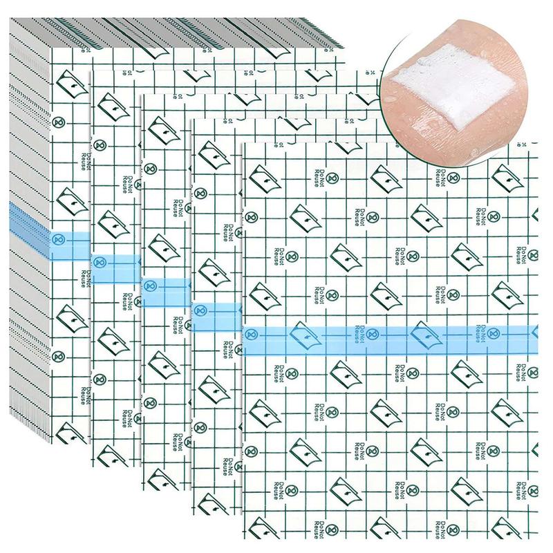 50 Pieces Shower Waterproof Patch Disposable Transparent Stretch ...