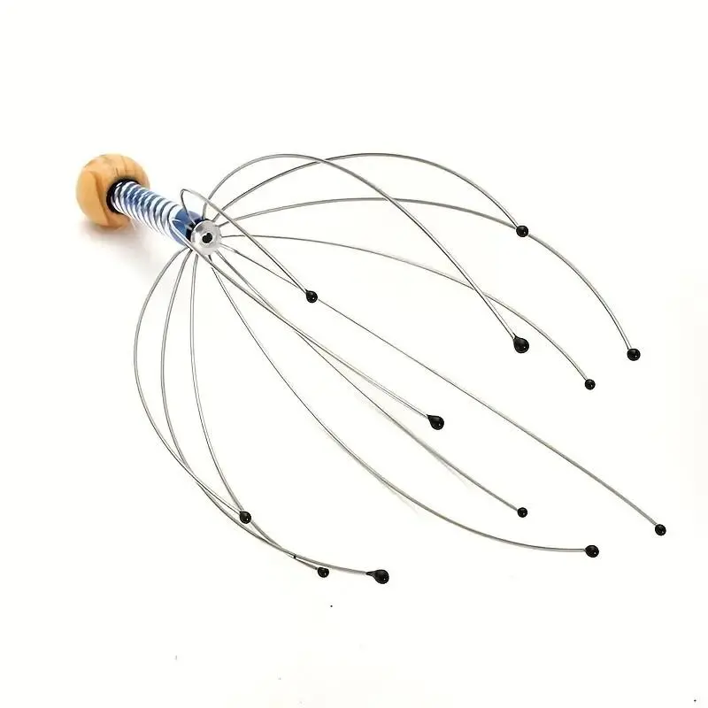 Comfort Head Body Care Massager, Handheld Octopus Shaped Massager, Head ...