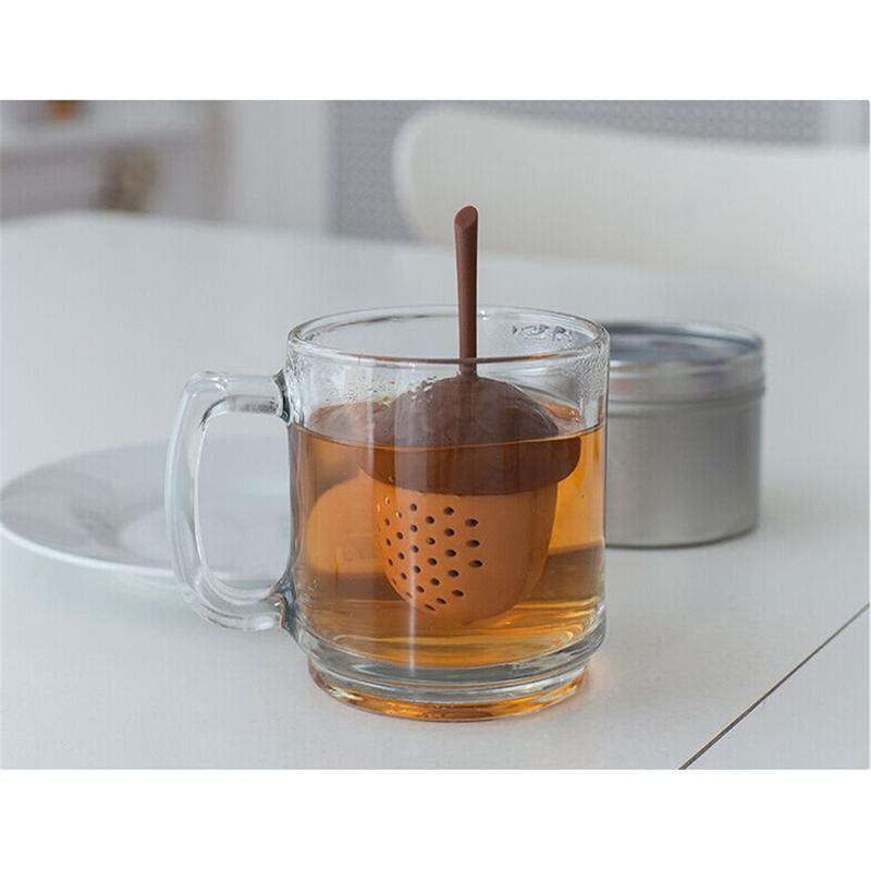 Creative cute silicone tea filter tea separator home tea making ...