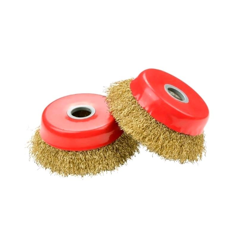 Steel Wire Wheel Cup Wire Wheel Fine Crimp Brush Rotary Stee - TikTok ...