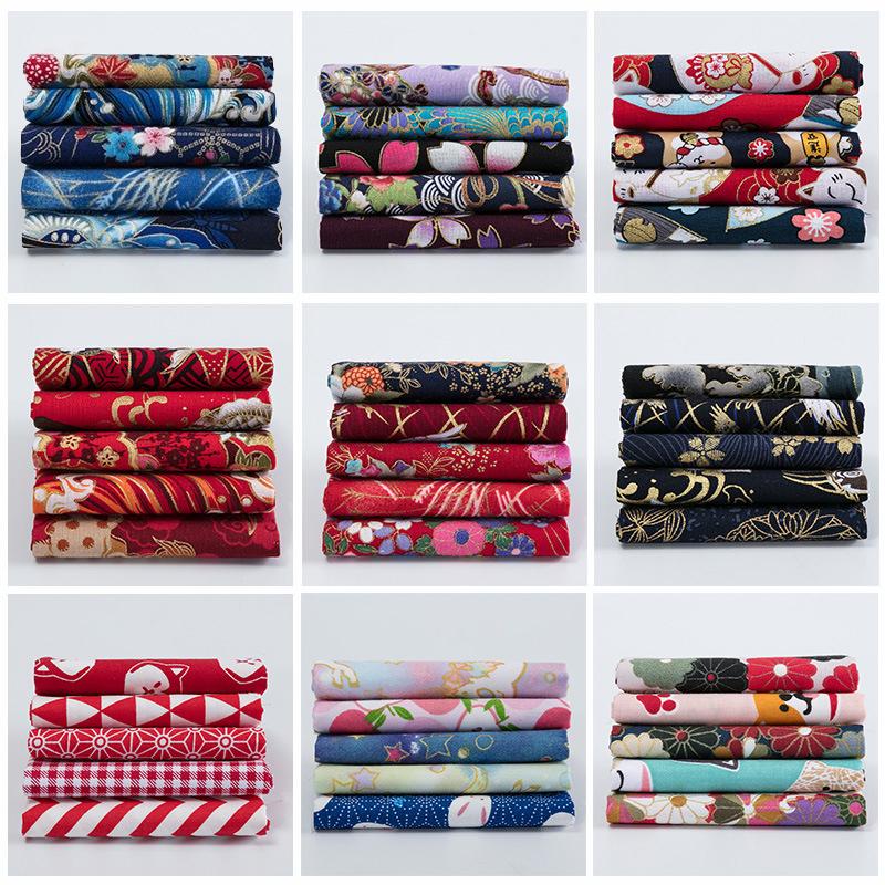 Hot Stamping Quilting Cotton Fabric Sheets 20x25cm Cotton Craft ...