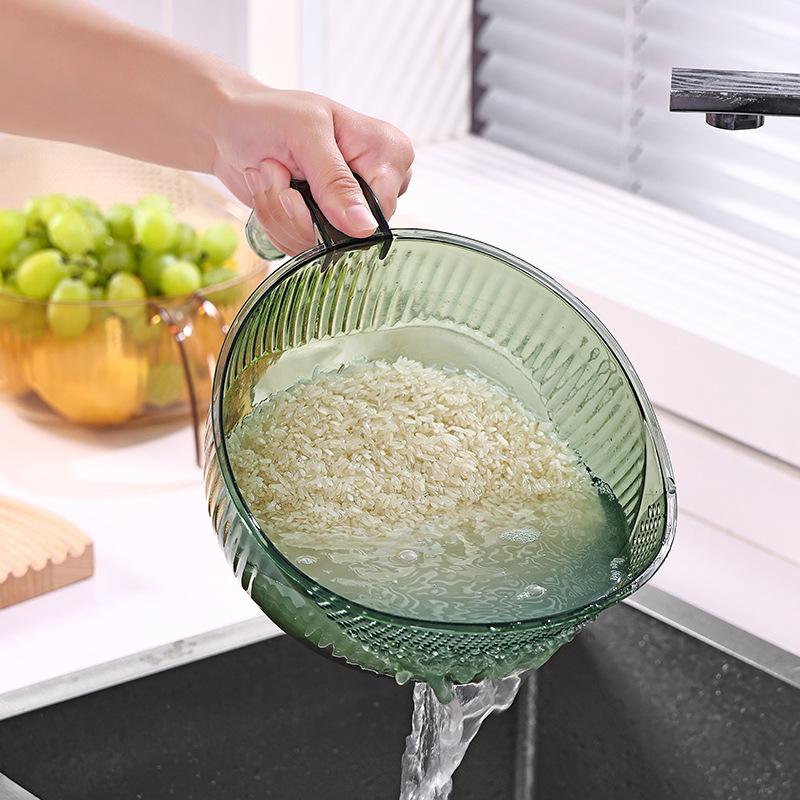 Multifunctional Rice Spoon, Plastic Rice Washing Sieve, Rice - TikTok ...