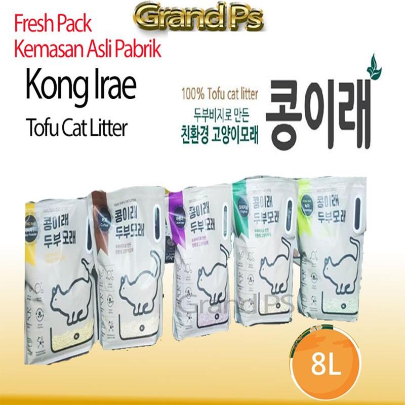 Pasir Kucing Kong Irae 8 litter pasir kucing tofu cat litter - Shop ...