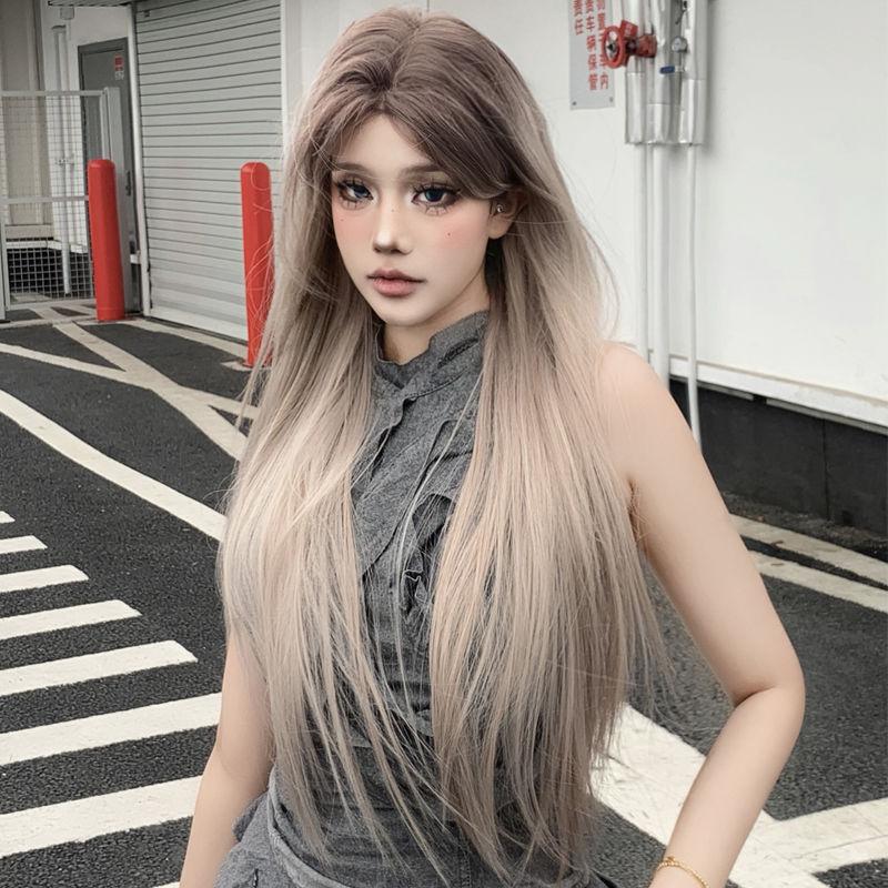 [Villain Agent] Forehead Small Lace Smoky Gray Gradient Fashion ...