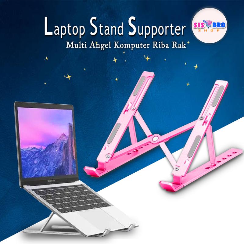 Rak Laptop Ergonomik Boleh Lipat Komputer Riba Rak Rack / Laptop ...