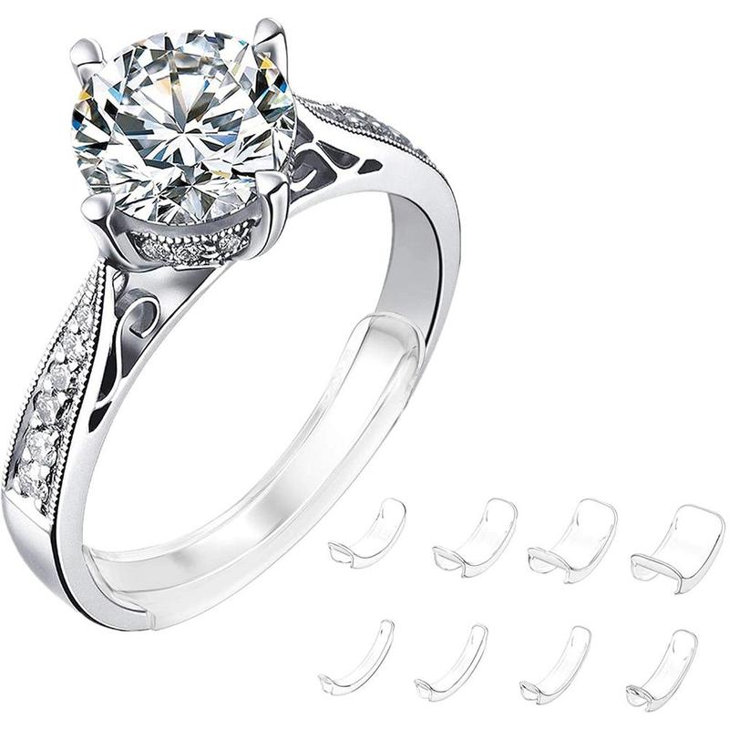 Invisible Ring Size Adjuster, 8 Counts Virtually Invisible Ring ...