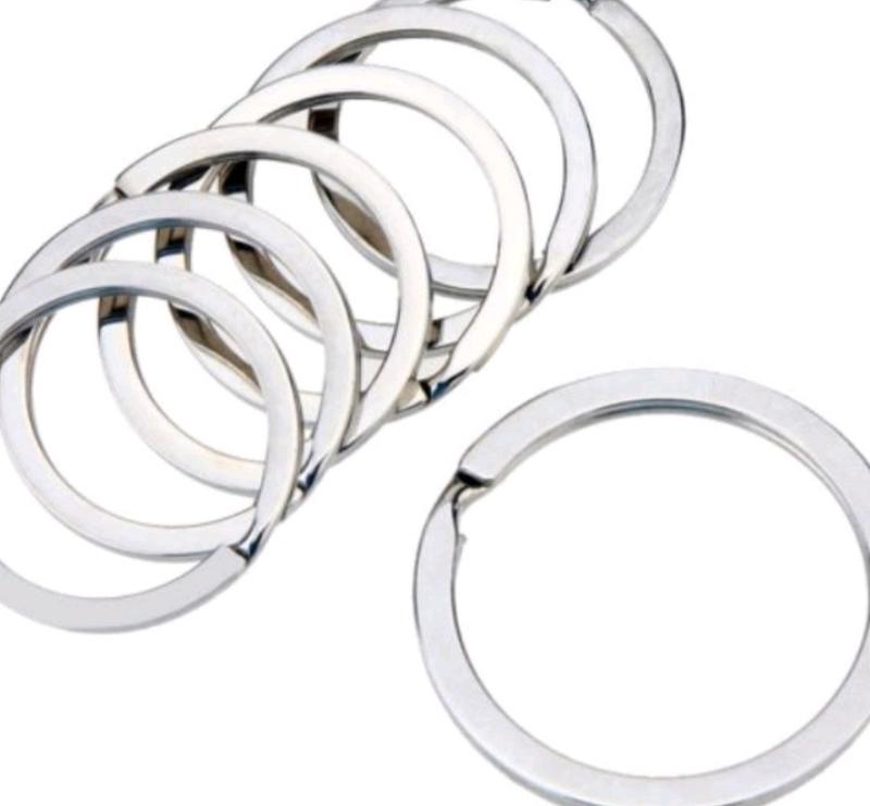 DIY Craft Key Ring Iron Split Key Ring Without Chain Outer Diameter ...