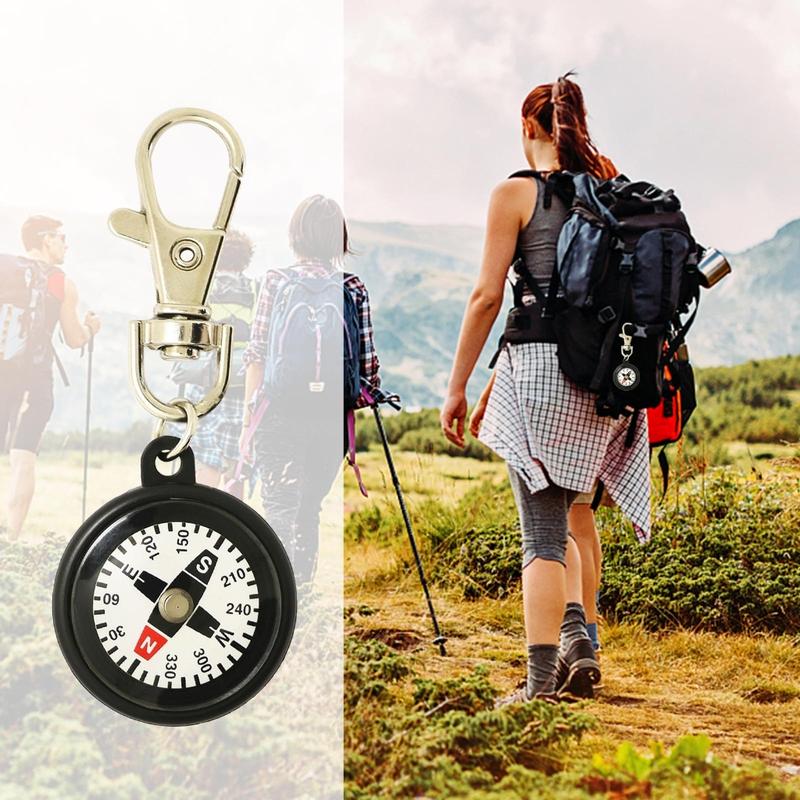 Compass Keychain Orienteering Compass Hiking Backpacking Min - TikTok ...