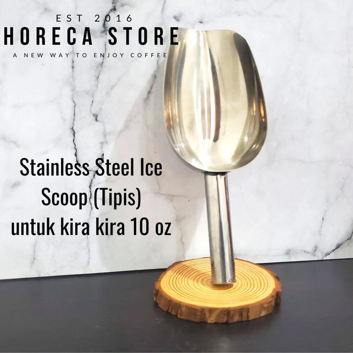 Jual Sekop es Batu Skop es batu stainless ukuran kecil 10oz - Jakarta ...