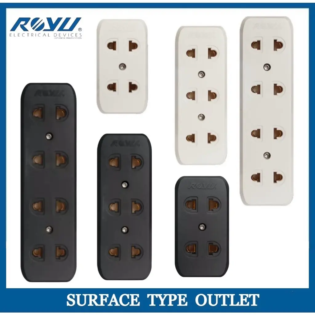 Switch / Outlet Surface type Switch Single/Double Surface TYPE - Outlet ...