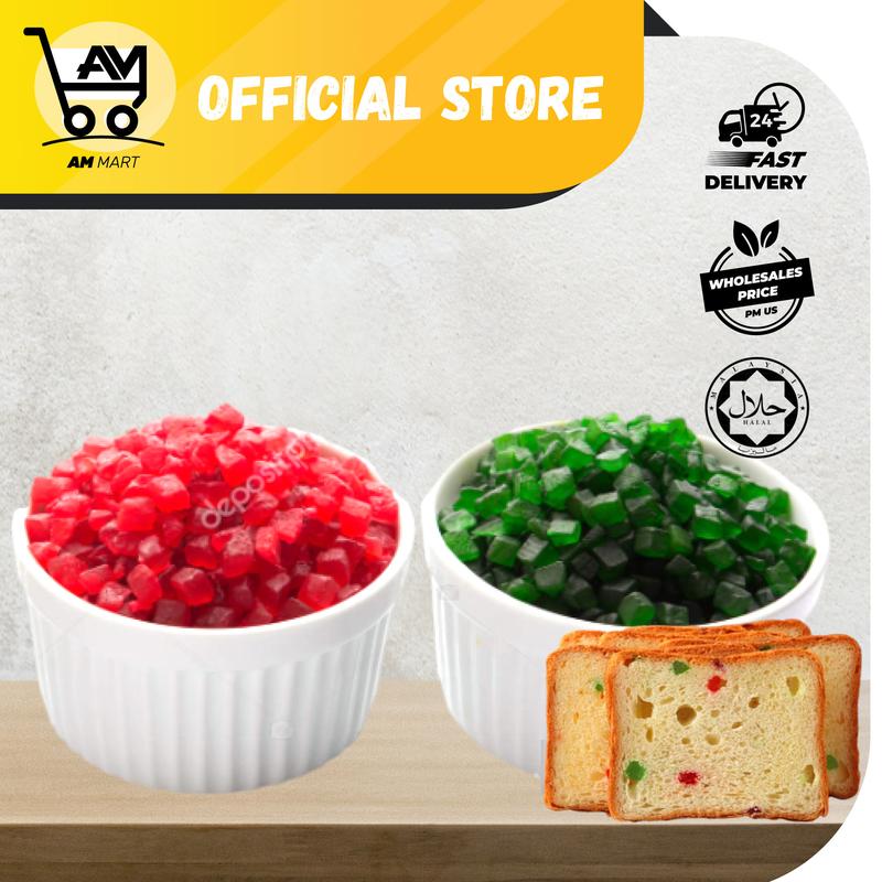 Red | Green Tutti Frutti #100g #250g #500g #1kg (HALAL) - TikTok Shop ...