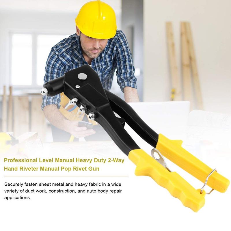 HEAVY DUTY HAND RIVETER WITH YELLOW HANDLE - TikTok Shop Philippines
