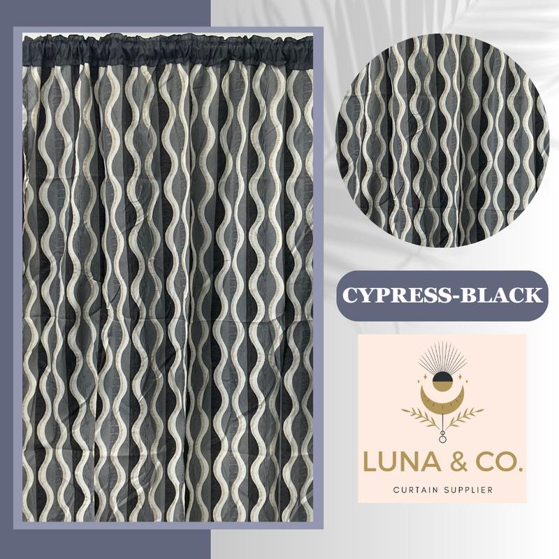 Cypress Geena Fabric Sheer Standard Curtain - 60x70 inches for - TikTok ...