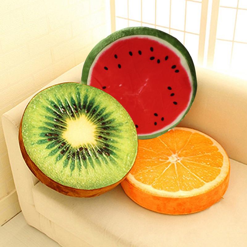 Bantal Bulat Lembut, Kusyen Mewah, Liouthy, Mainan Buah Oren - TikTok ...