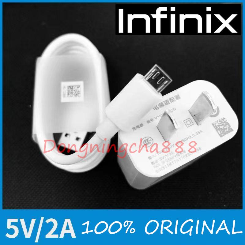 Infinix Charger Original Fast Charging 9V Micro USB 2IN1 Adapter ...