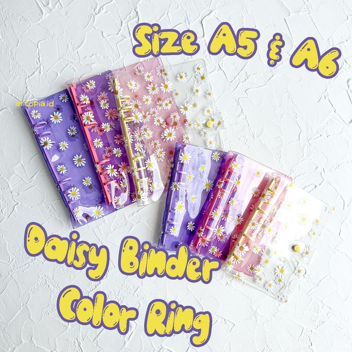 Jual A5 A6 Binder Color Ring Daisy - Daisy A5 Pink - Kota Surabaya ...