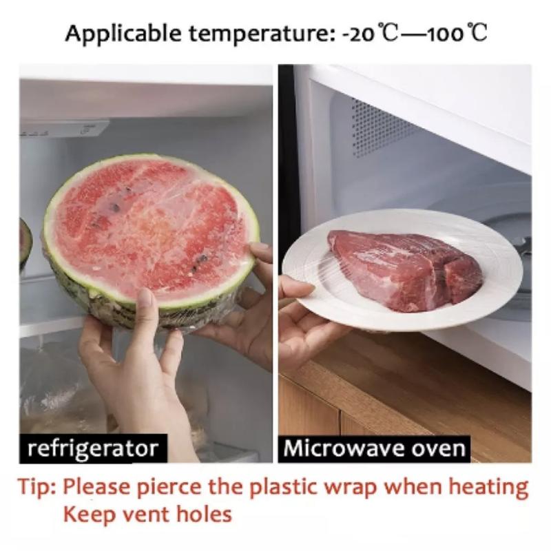 COD Durable 20 Meters Kitchen Plastic Wrap Food Preservation - TikTok ...