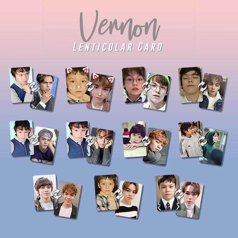 Seventeen SVT Vernon Pre-debut Lenticular Lenti Motion Photocards ...