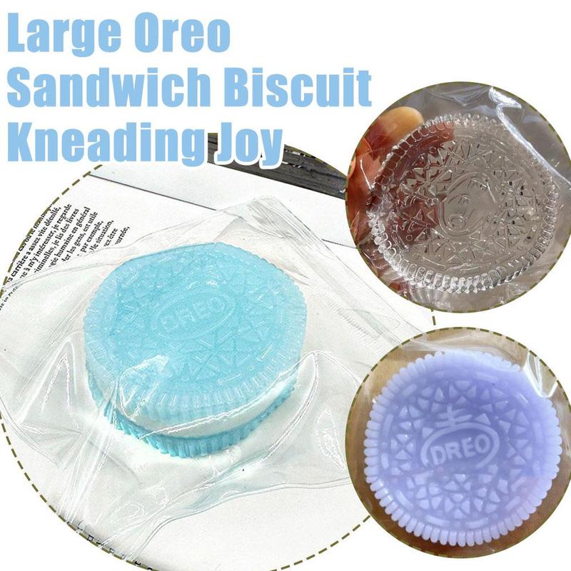 Biscuit Stress Relief Toy Oreo Sandwich Biscuits Squeeze Music - TikTok ...