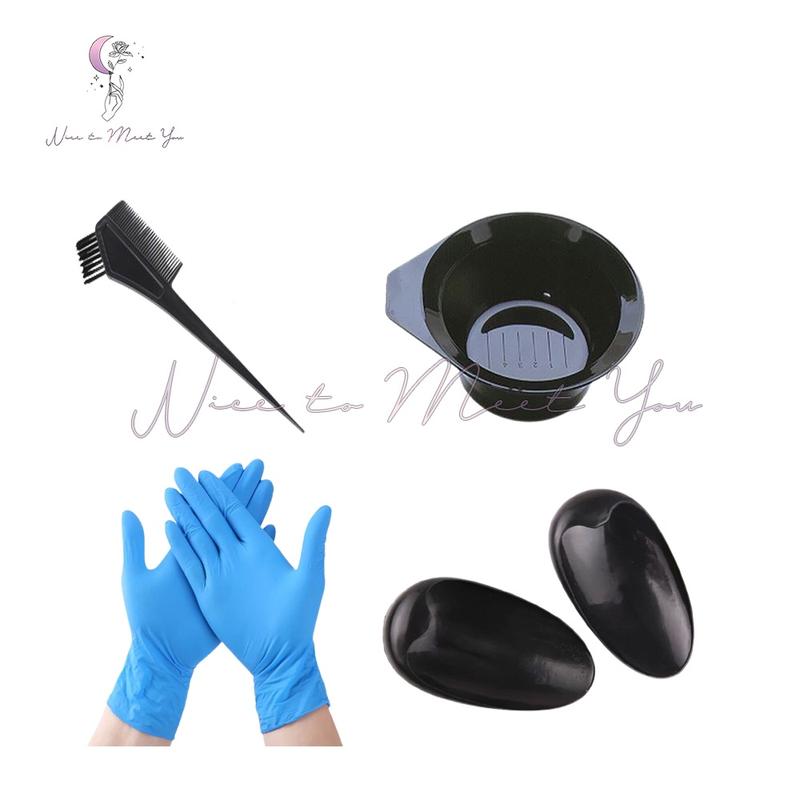 Hair Color Dye Tools SET 4-In-1 (Mixing Bowl, Ear Cover, Small - TikTok ...