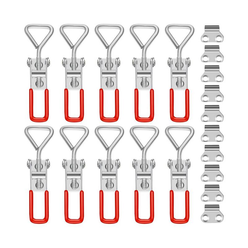 10Pcs Toggle Latch Clamp, 304 Stainless Steel Pull Hasp Latches ...
