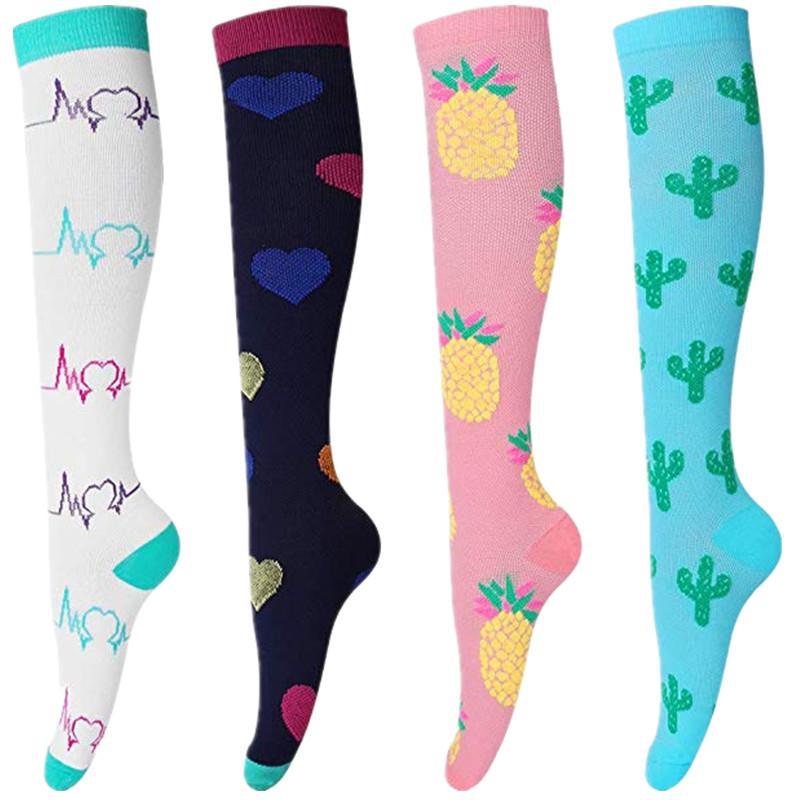 Compression Stockings 20-30 Mmhg Stretch Pressure Support Thigh-High ...
