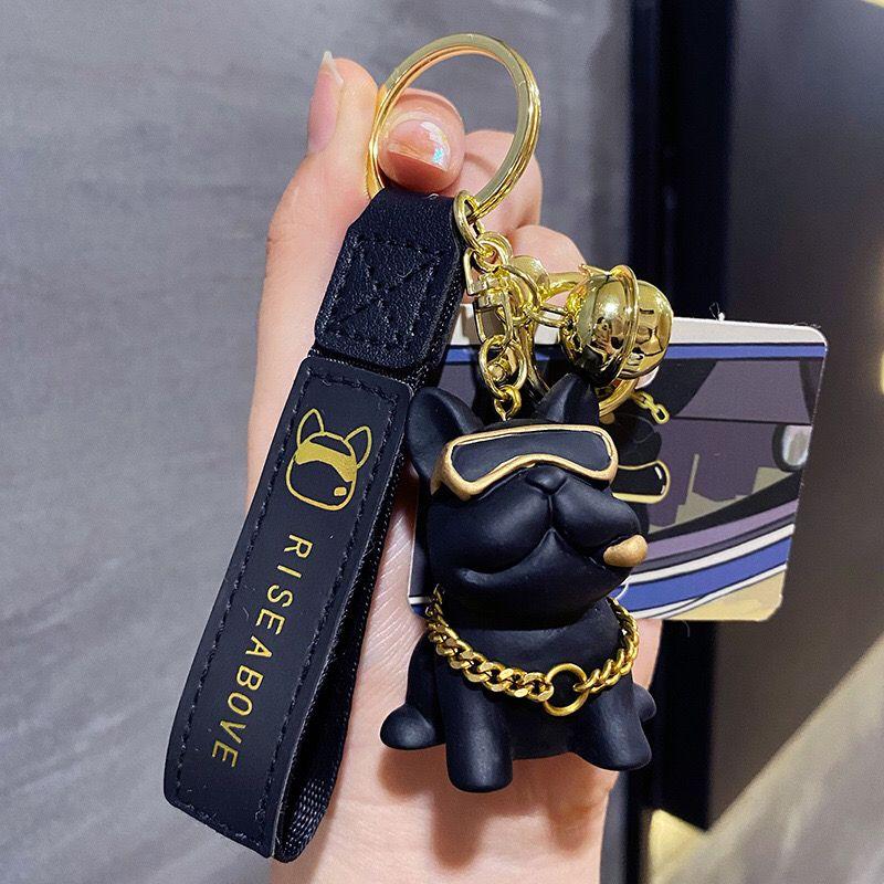 Original Trendy Cool Bulldog Keychain for Men and Women Cute - TikTok ...