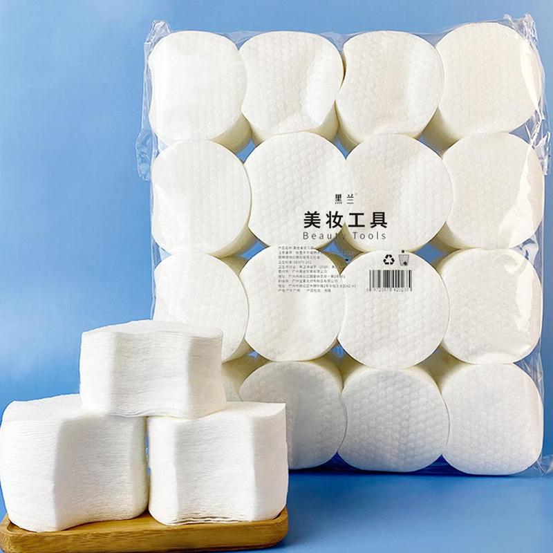 300-1200pcs Round Facial Cotton Puff Makeup Remover Cotton Pads Toner ...