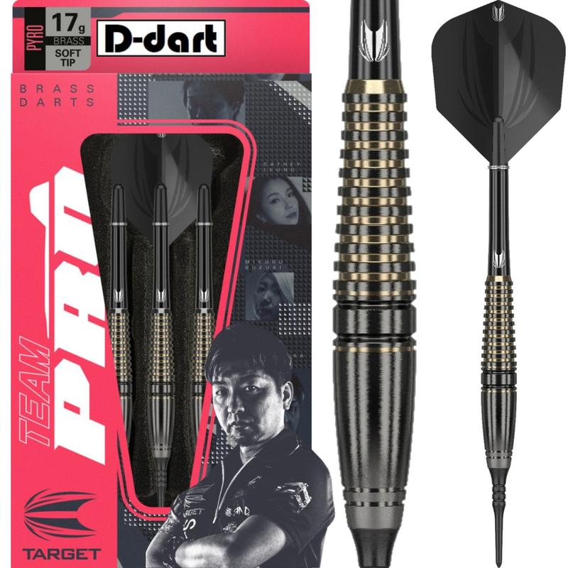 TARGET SOFT TIP DARTS - 17G TEAM PRO MITSUMASA HOSHINO BRASS - TikTok ...