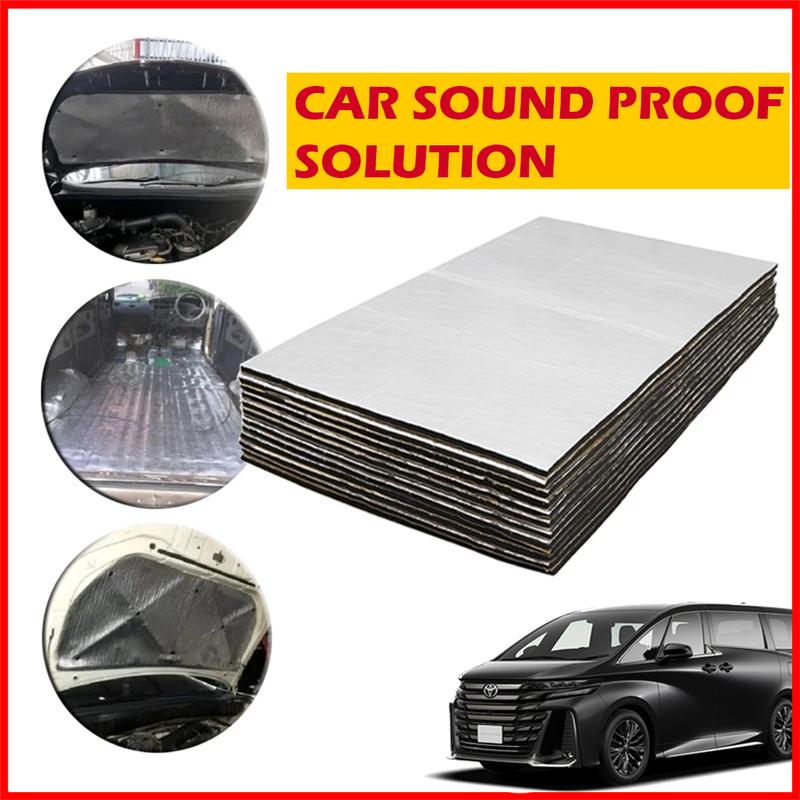 [FST] New 20Pcs Car Sound Proof Mats Thermal Sound Deadener Mat ...