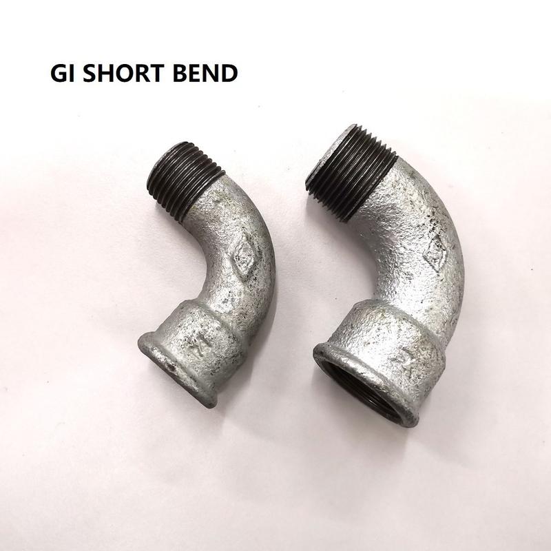 1/2" / 3/4" GI Short Bend / Galvanised Iron Short Bend Pipe - TikTok ...