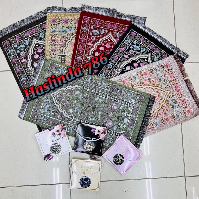 SAJADAH WITH BOX SKALI DOOR GIFT SAJADAH TRAVEL NEW DESIGN WITH ...