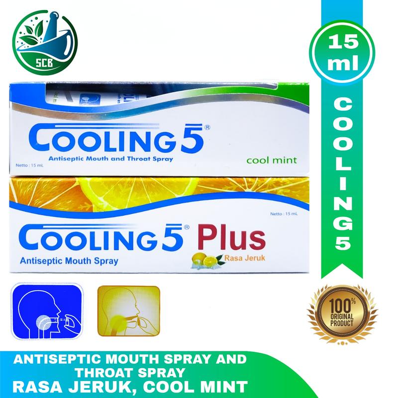 Cooling 5 Antiseptic Mouth Spray - Shop | Tokopedia
