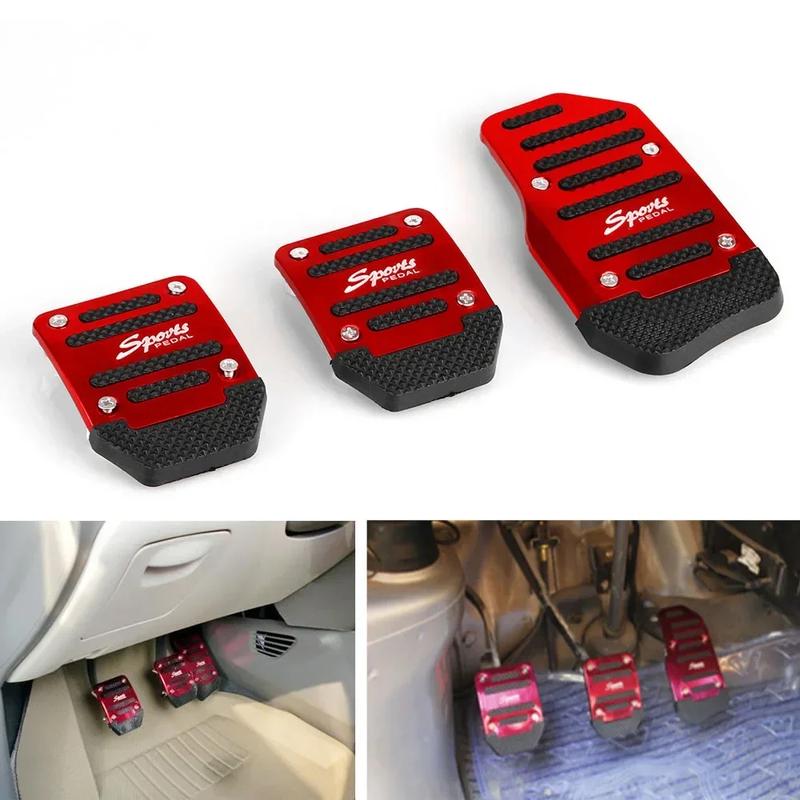 1 Set of 3-piece Manual Accelerator Pedal, Aluminum Alloy Anti - TikTok ...