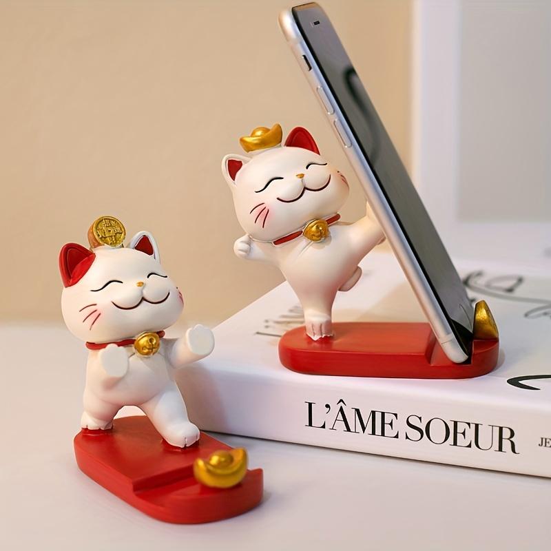 1pc Mobile Phone Tablet Bracket Cute Cartoon Cat Bracket Office ...