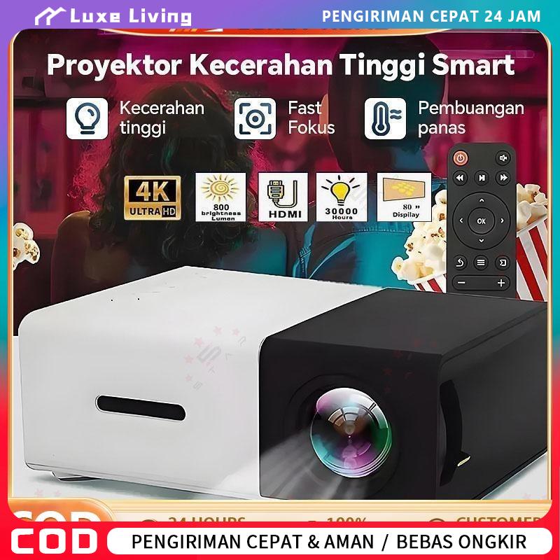 Mini Proyektor LED LCD Portable YG300/YG-300/YG 300 – Ideal untuk Home ...