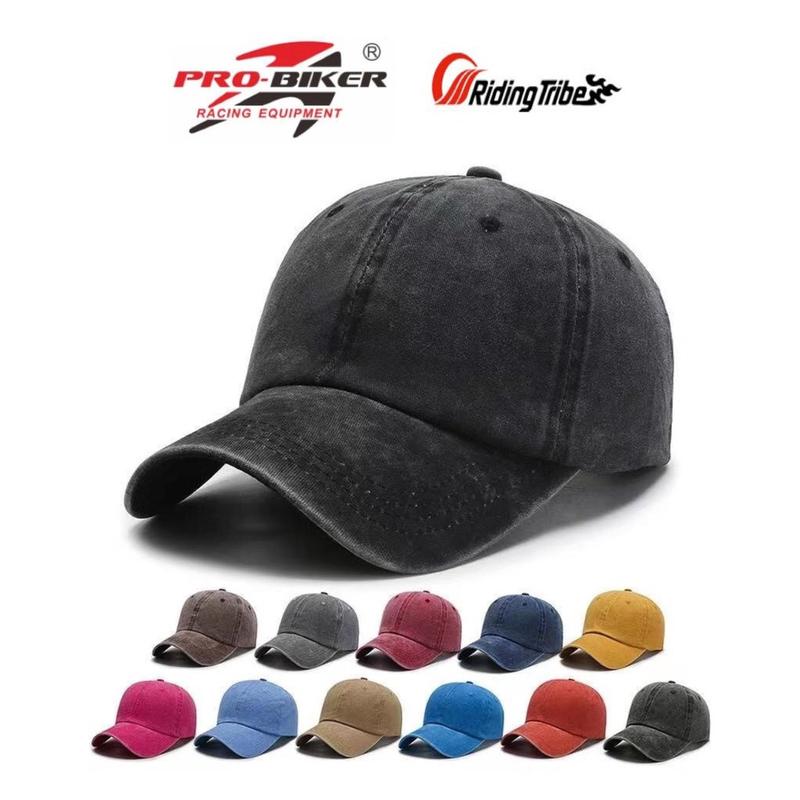 Probiker Jeans Style Denim Cap Topi Besbol Biasa Topi Pantai - TikTok ...