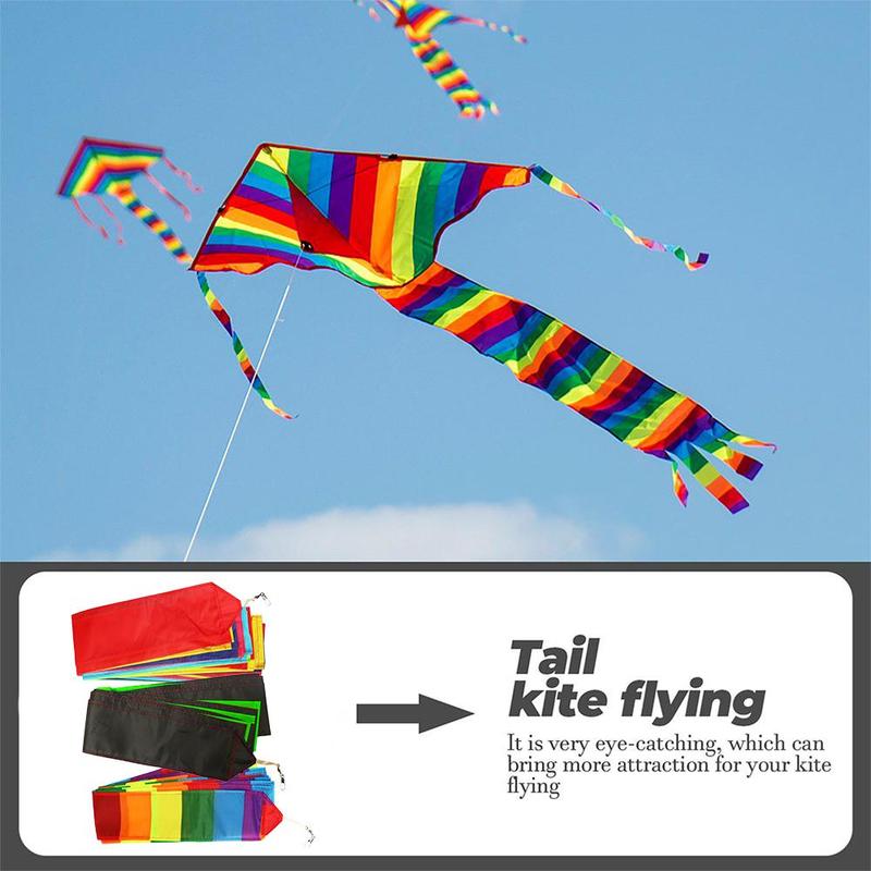 Kite Rainbow Streamer Tail Outdoor Outing Interactive Entertainment ...
