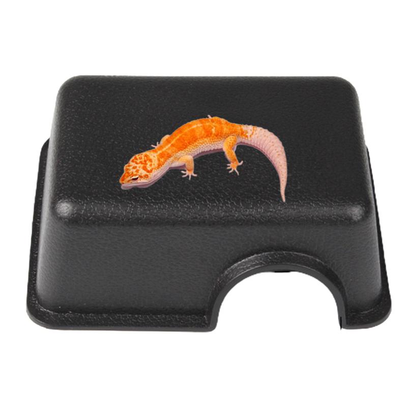 Reptile Hide Box Small Animal Hideaway Hides with Textured Surface ...