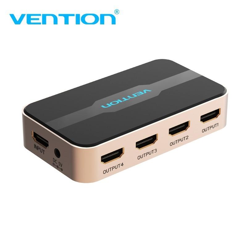 Vention HDMI Splitter 1 In 4 Out HD 4K/30Hz HDMI 1.4 1x2 1x4 - TikTok Shop Philippines