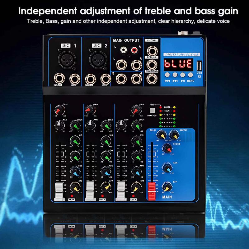 Original mixer 4 Channel mixer amplifier bluetooth amplifie - TikTok ...