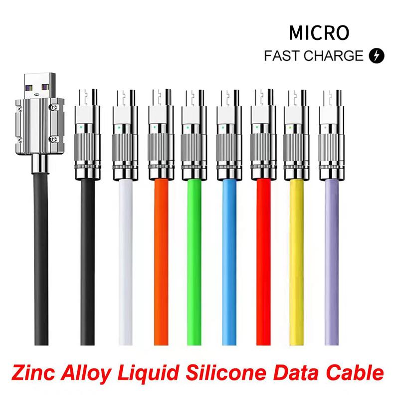 （Buy 1 Take 1）Original USB Liquid Silicone Cable Metal 6A Type - TikTok ...