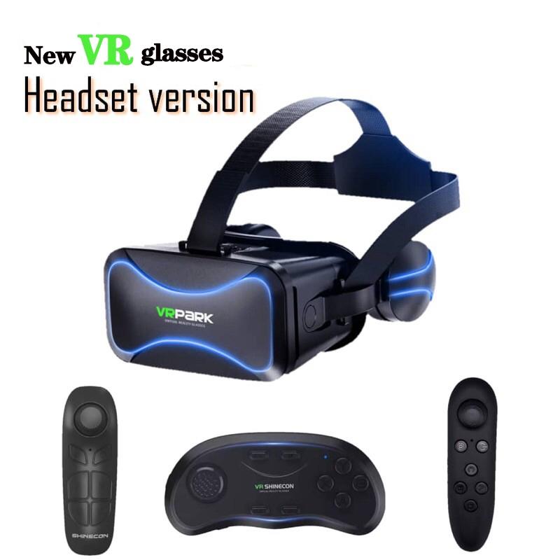 New VR glasses Panoramic video helmet VR movie game intelligent ...